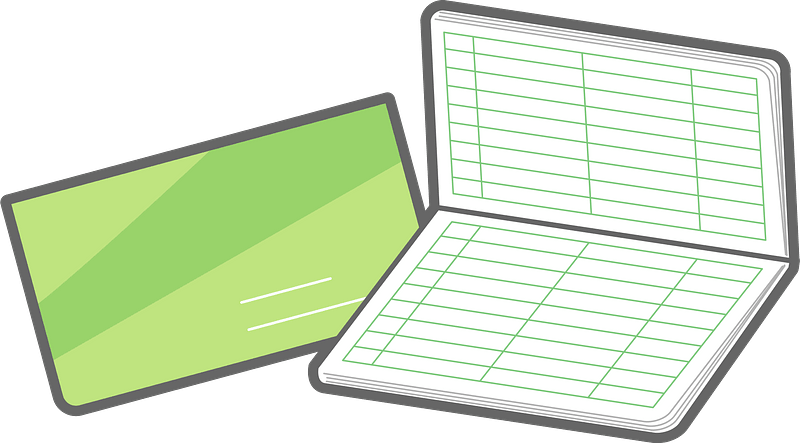 Bank Passbook - Free vector clipart images on creazilla.com