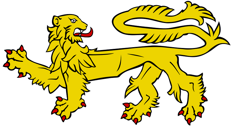 Lion passant regardant clipart. Free download transparent .PNG | Creazilla