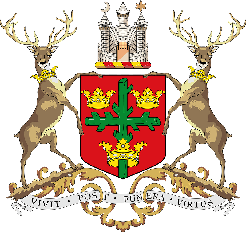 Grand coat of arms of Nottingham clipart. Free download transparent ...