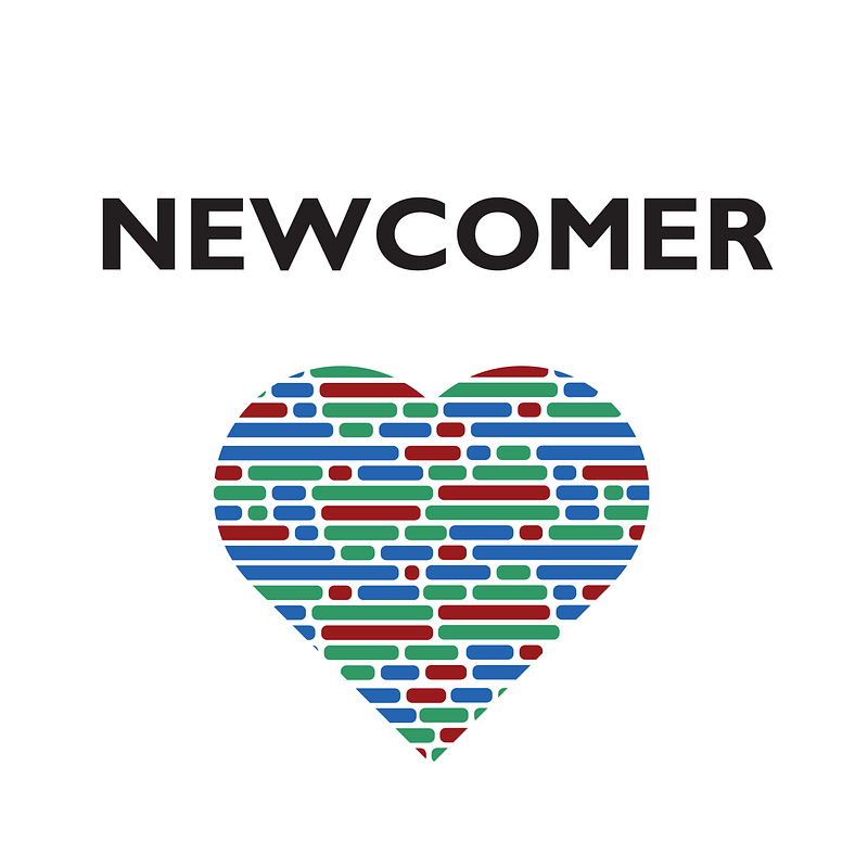 Newcomer Sticker Design version A clipart. Free download transparent ...