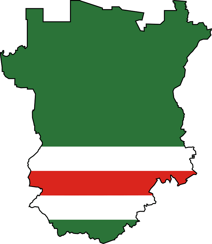 Silhouette of Chechen Republic of Ichkeria clipart. Free download ...