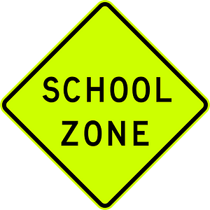 School zone sign in Australia clipart. Free download transparent .PNG ...