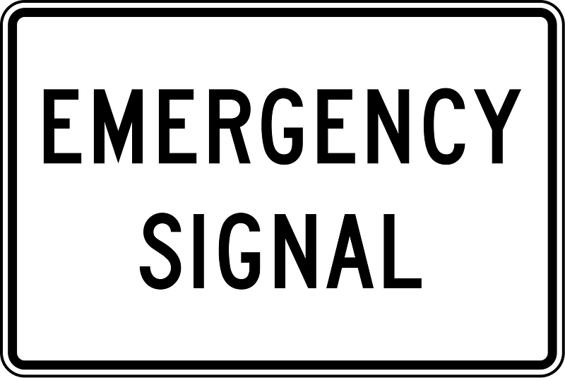 Emergency signal - Free vector clipart images on creazilla.com