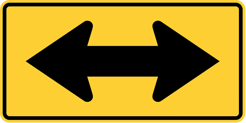 Two direction large arrow clipart. Free download transparent .PNG ...