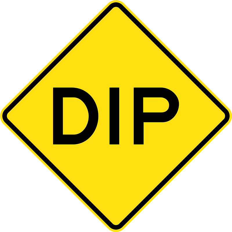 Dip in road sign in Australia clipart. Free download transparent .PNG ...