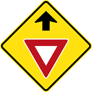 Yield / Give Way sign in Australia clipart. Free download transparent ...