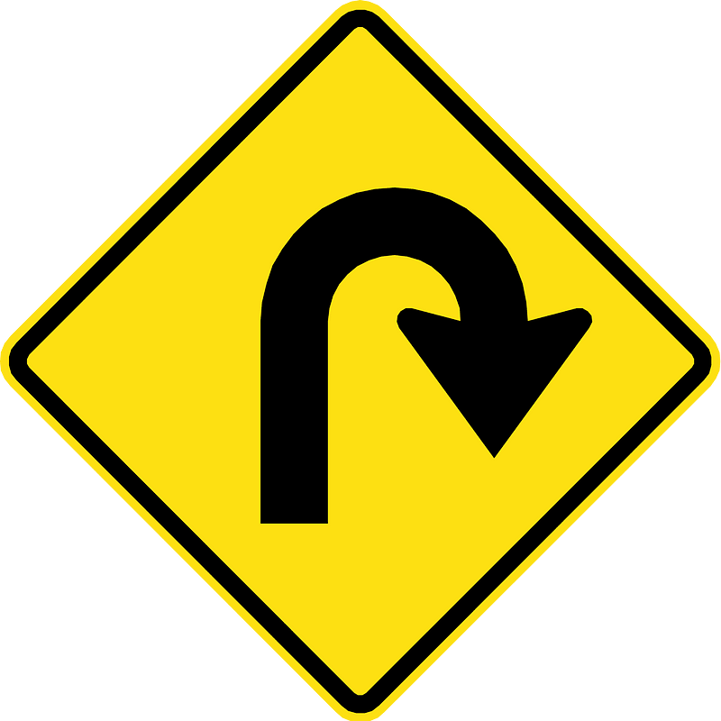 Hairpin curve ahead sign in Chile clipart. Free download transparent ... Hairpin curve ahead sign in Chile clipart. Free download transparent ...