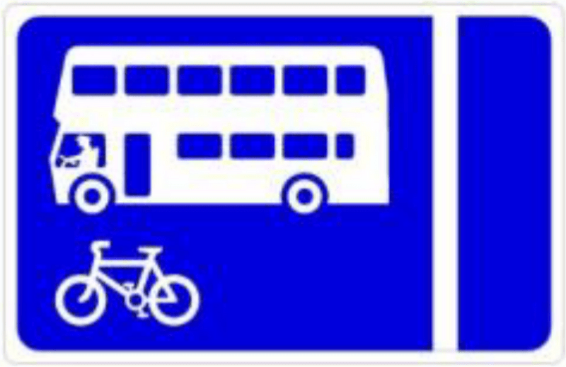 Bus lane sign in Ireland clipart. Free download transparent .PNG ...