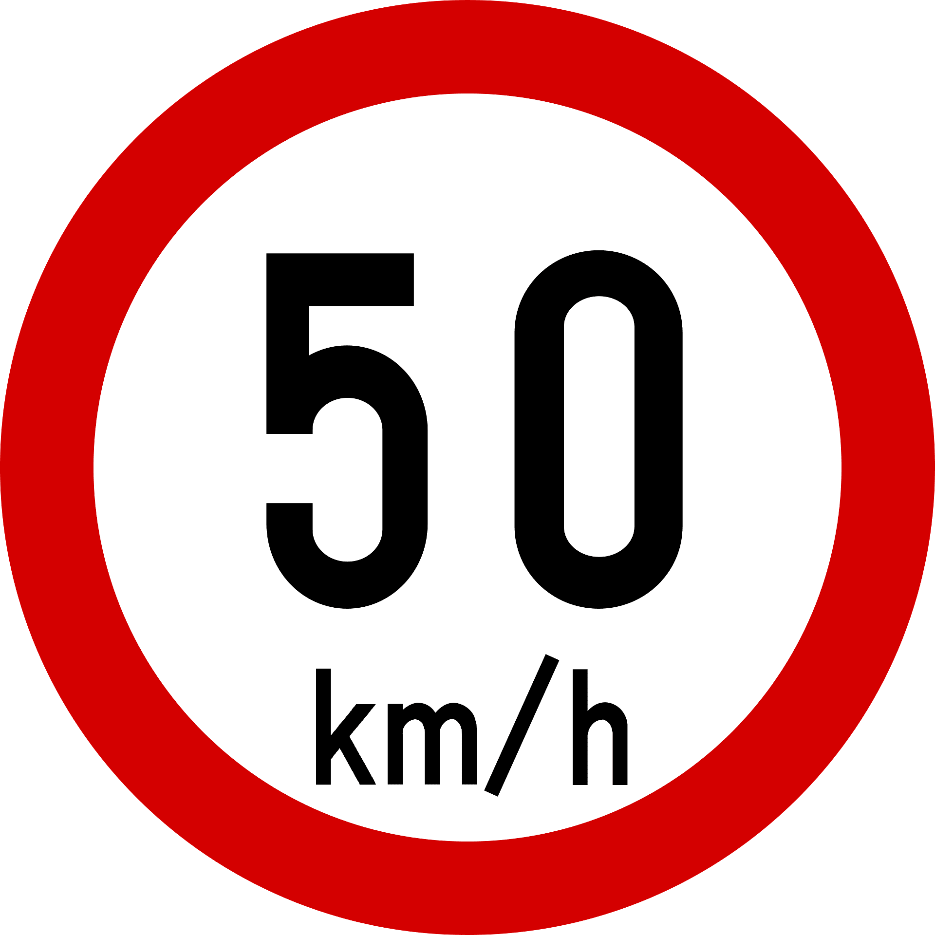 Speed Limit Sign Clip Art