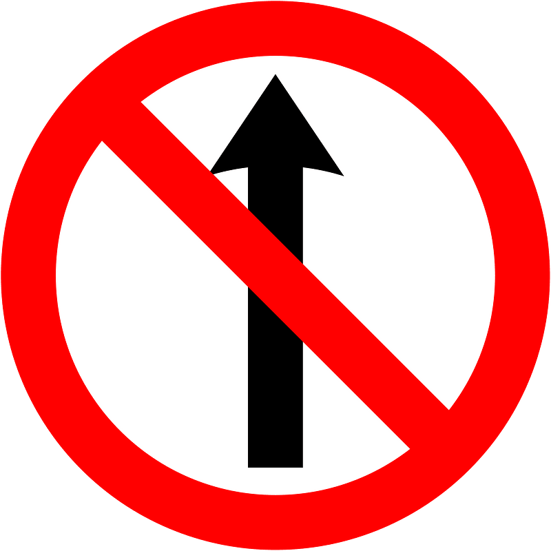 No entry sign in Ireland - Free vector clipart images on creazilla.com