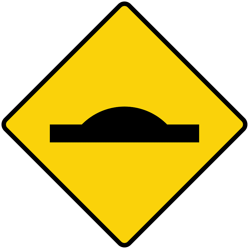 Bump in road sign in Liberia clipart. Free download transparent .PNG ...