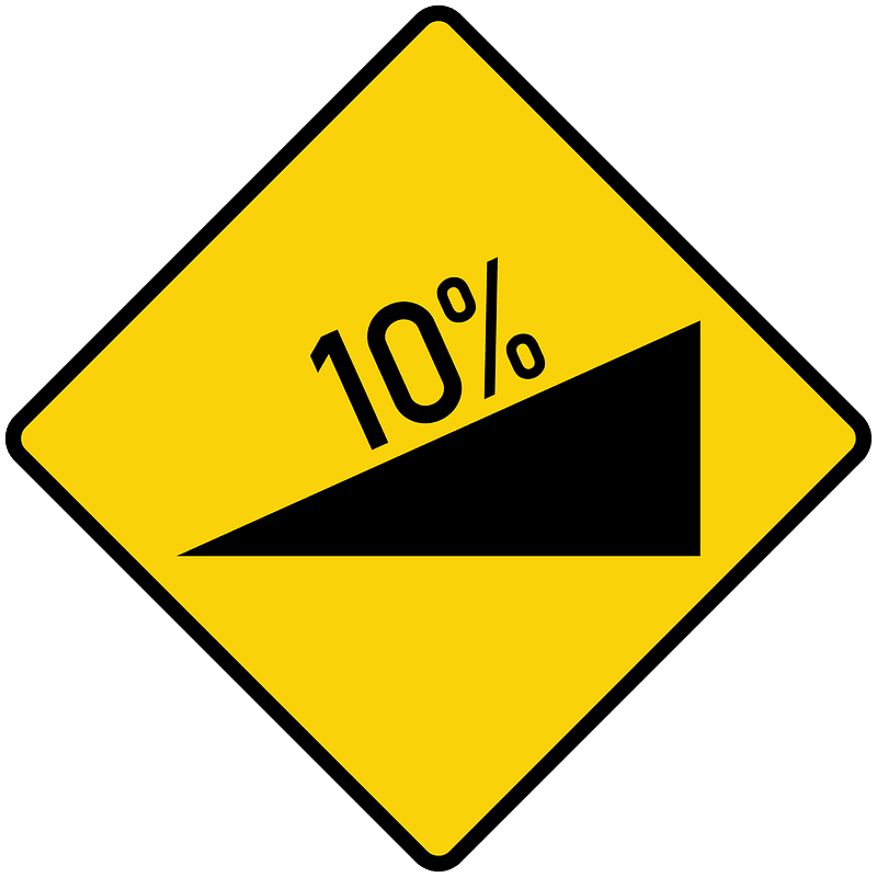 Steep grade upwards sign in Liberia clipart. Free download transparent ...