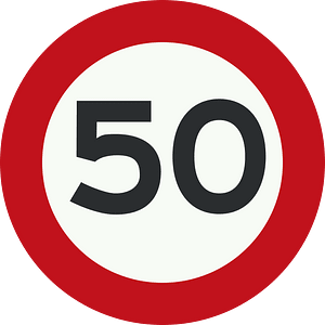 Maximum speed limit sign in Netherlands - Free vector clipart images on ...