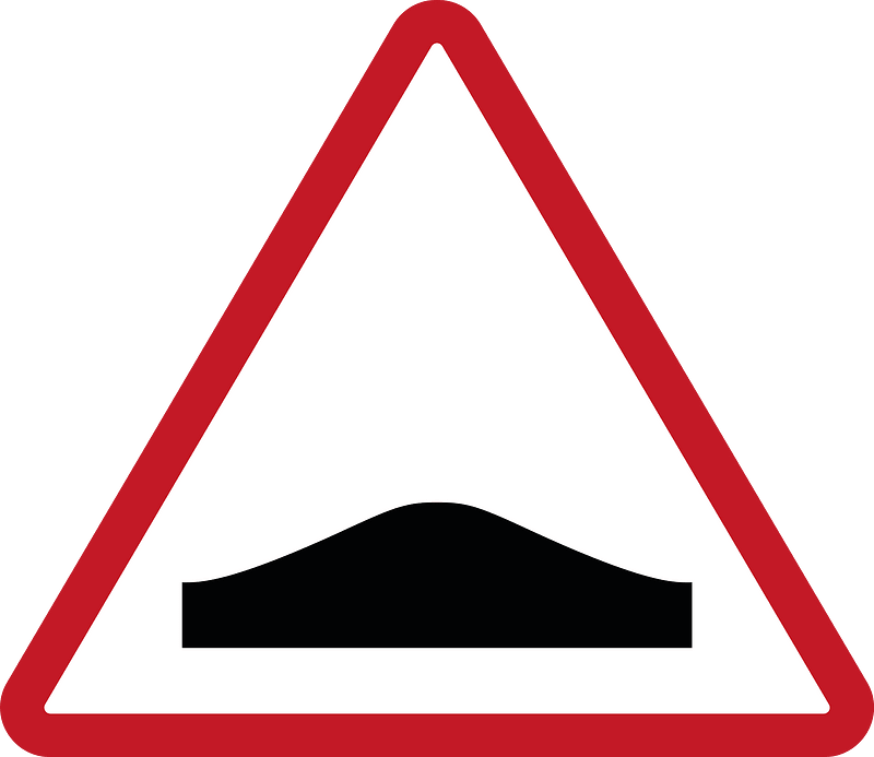 Bump in road sign in Philippines clipart. Free download transparent ...