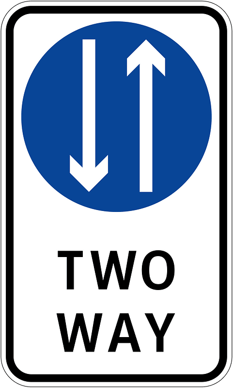 Two-waytraffic sign in Philippines clipart. Free download transparent ...