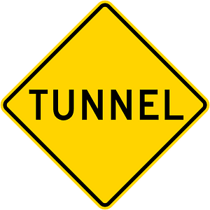 Tunnel ahead sign in Hungary clipart. Free download transparent .PNG ...