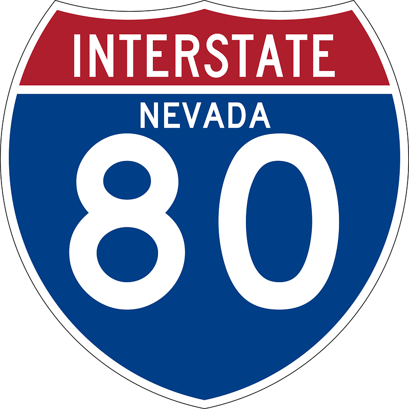 Interstate 80 Nevada sign clipart. Free download transparent .PNG ...