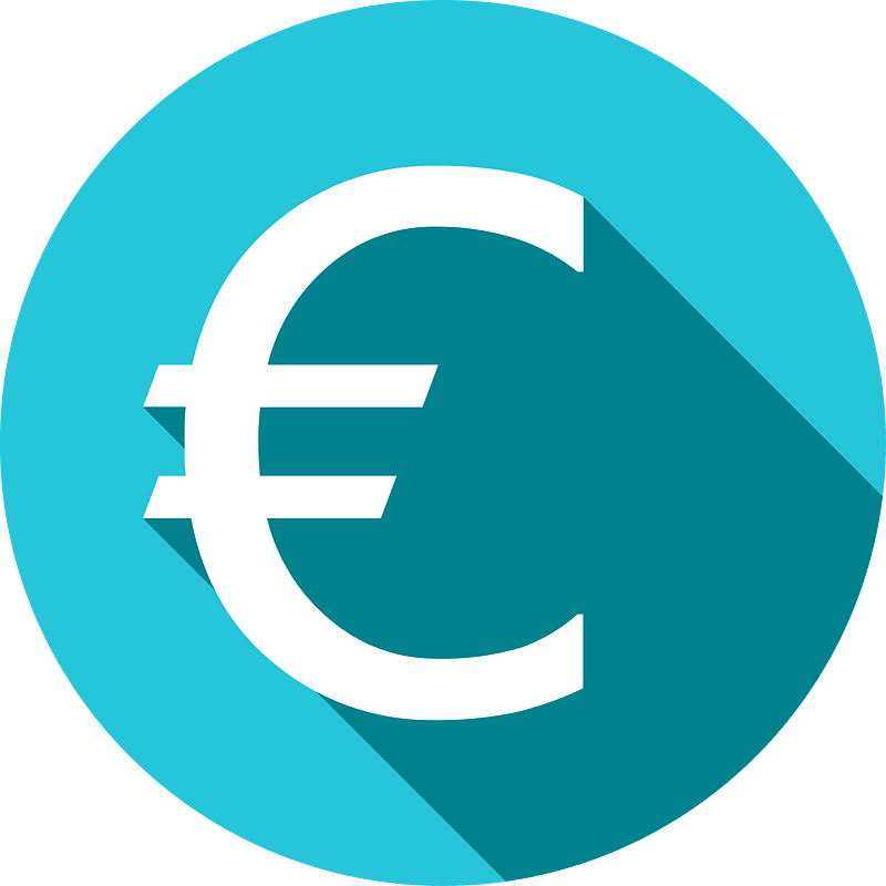 Euro sticker - Free vector clipart images on creazilla.com