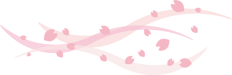 Cherry Blossoms Petal Line - Free vector clipart images on creazilla.com