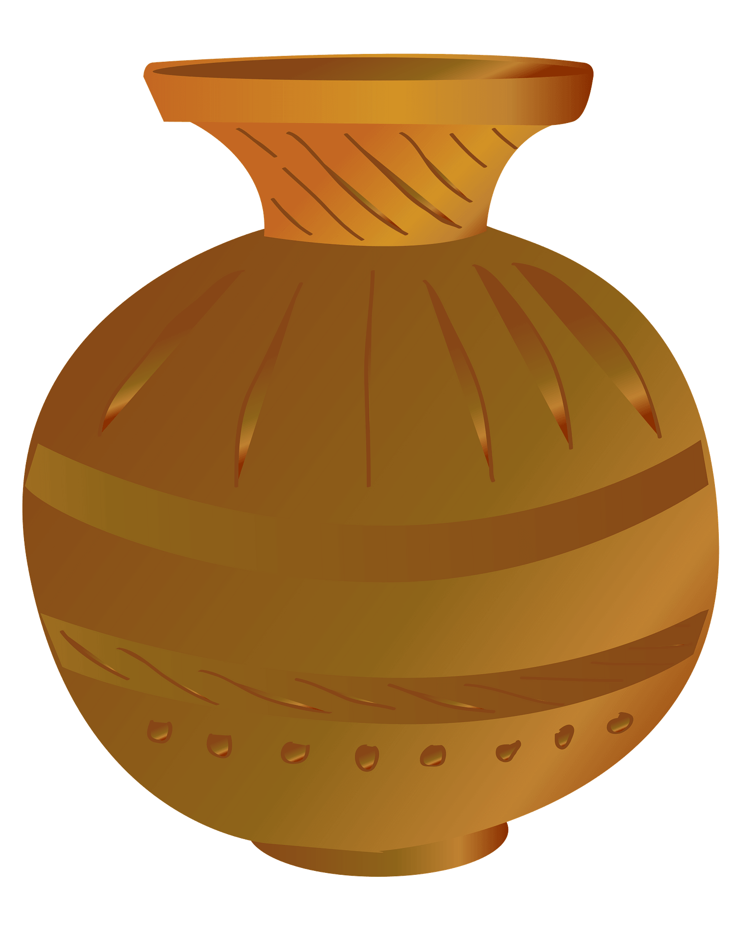 Clay Water Pot Clipart