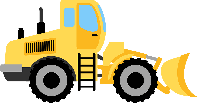 Road grader - Free vector clipart images on creazilla.com