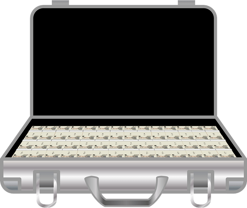 Attache Case Filled with Money clipart. Free download transparent .PNG ...