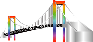 Rainbow Bridge - Free vector clipart images on creazilla.com