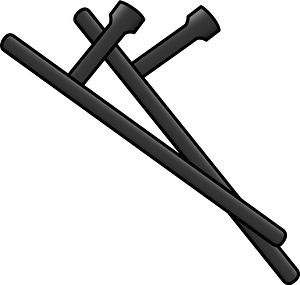 Tonfa Weapon clipart. Free download transparent .PNG | Creazilla