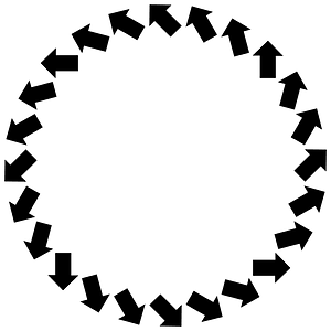 Outward Arrows Frame - Free vector clipart images on creazilla.com
