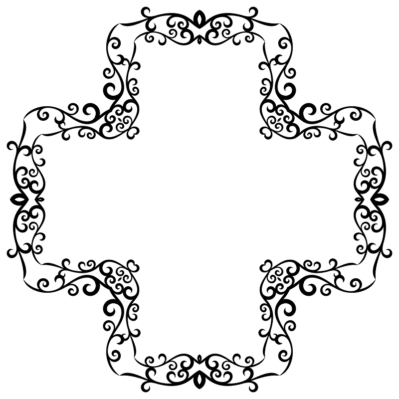 Flourish Frame clipart. Free download transparent .PNG | Creazilla