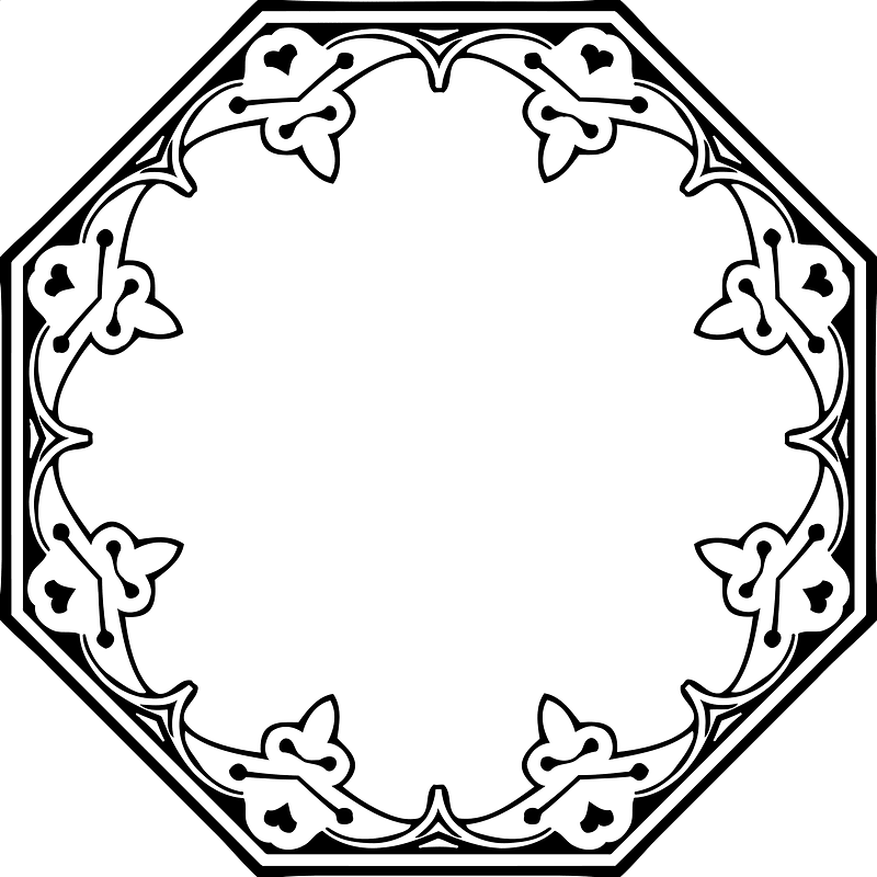 Octagonal Frame clipart. Free download transparent .PNG | Creazilla