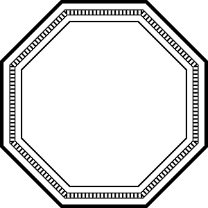 Octagonal Frame clipart. Free download transparent .PNG | Creazilla