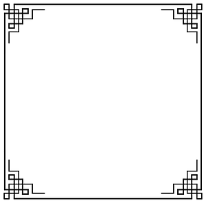 Simple Fancy Frame - Free vector clipart images on creazilla.com