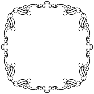 French Frame Template