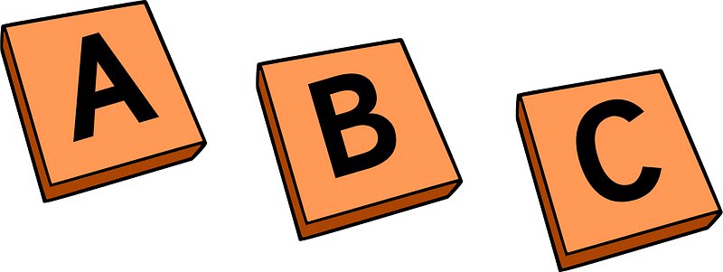 Abc - Free vector clipart images on creazilla.com