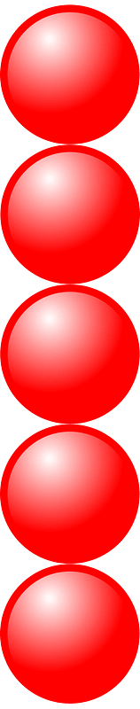 Beads Quantitative Picture for Multiplication 5x1 - Free vector clipart ...