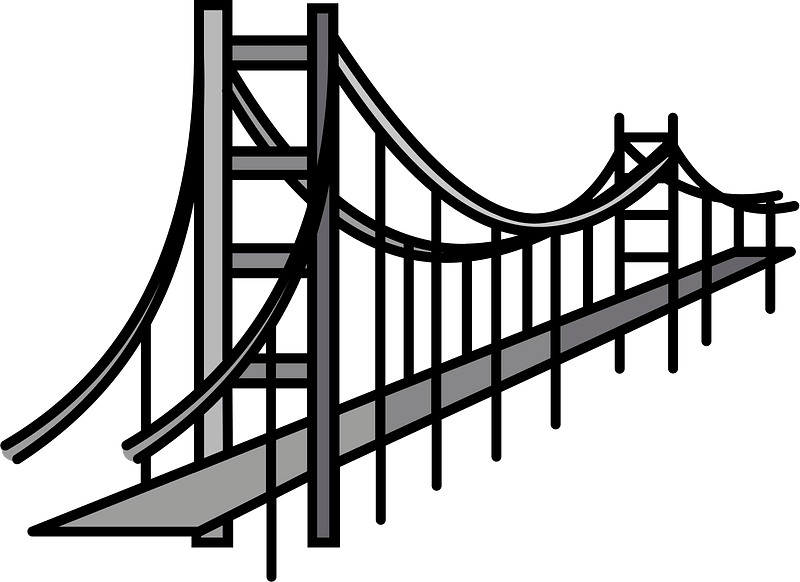 Puente Golden Gate clipart. Dibujos animados descargar gratis. | Creazilla Puente Golden Gate clipart. Dibujos animados descargar gratis. | Creazilla