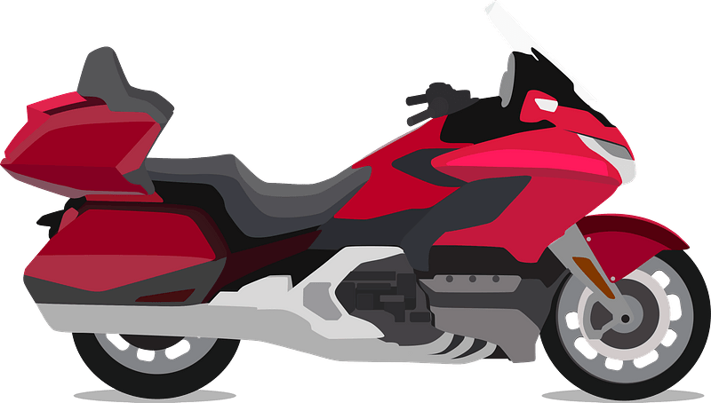 Honda Goldwing Motorcycle - Free vector clipart images on creazilla.com