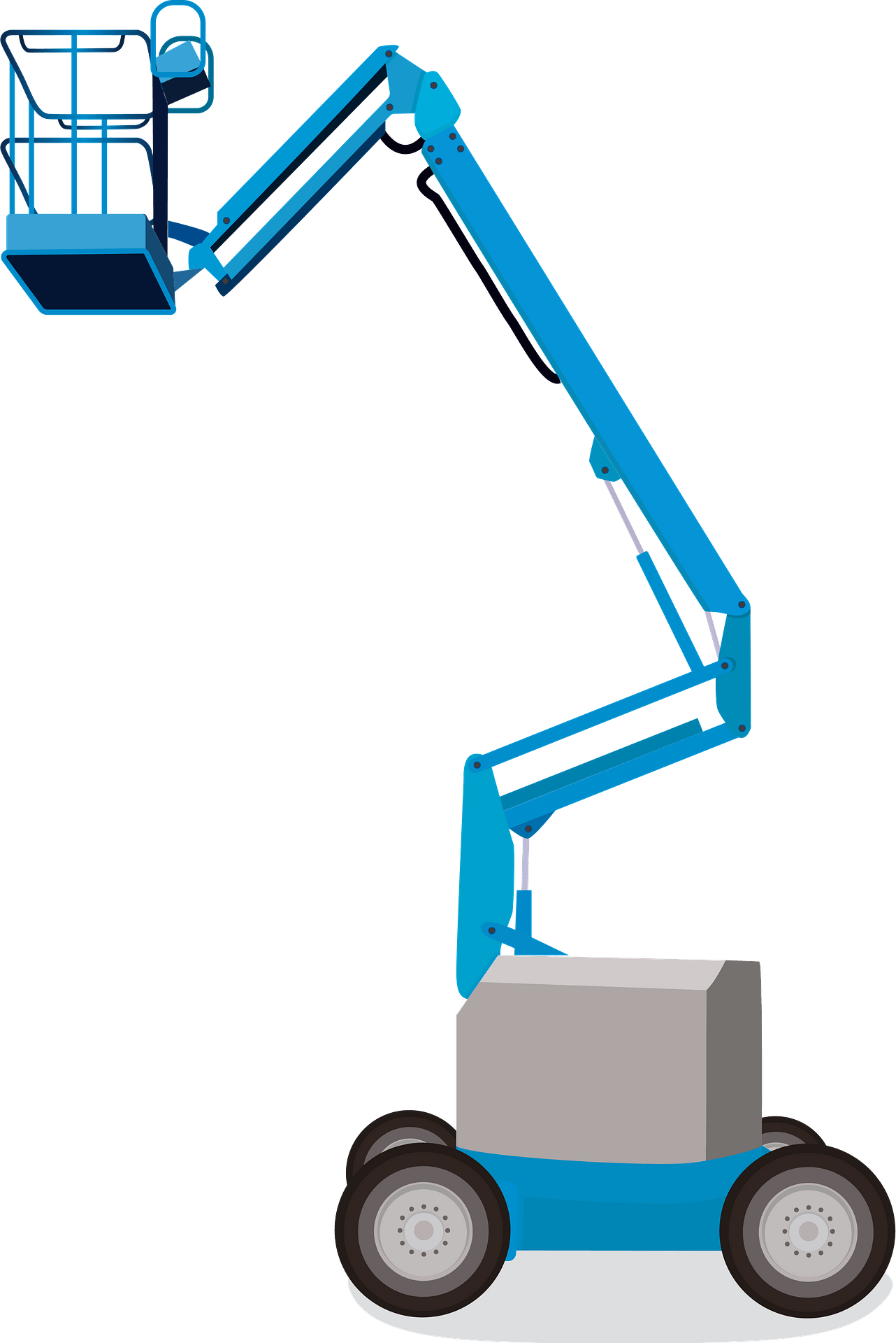 Cherry Picker Truck Clipart