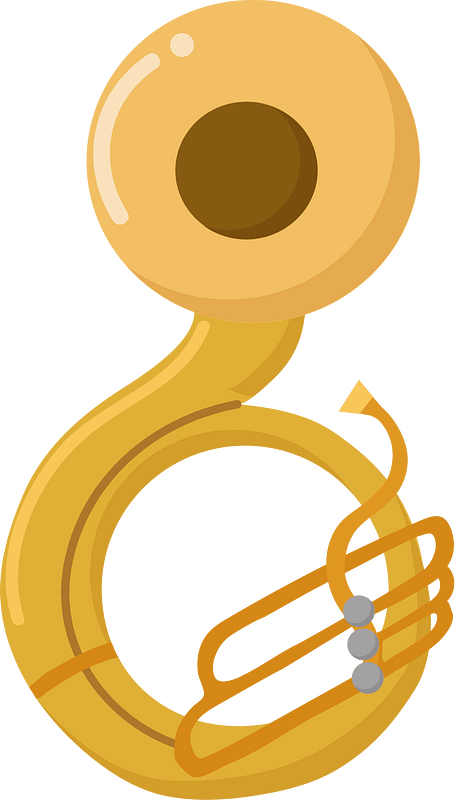Sousaphone clipart. Free download transparent .PNG | Creazilla