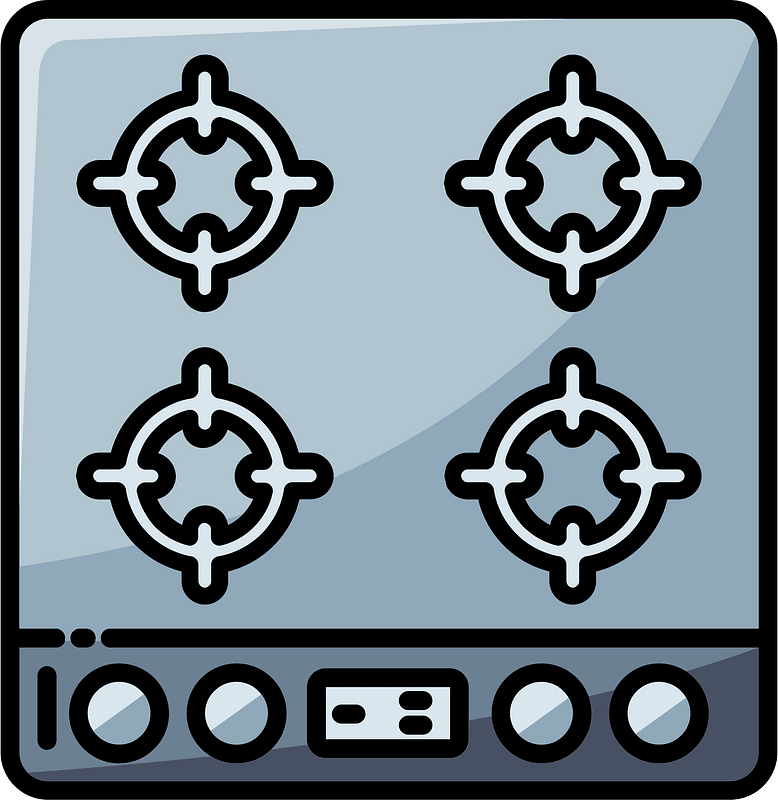 Gas stove - Free vector clipart images on creazilla.com