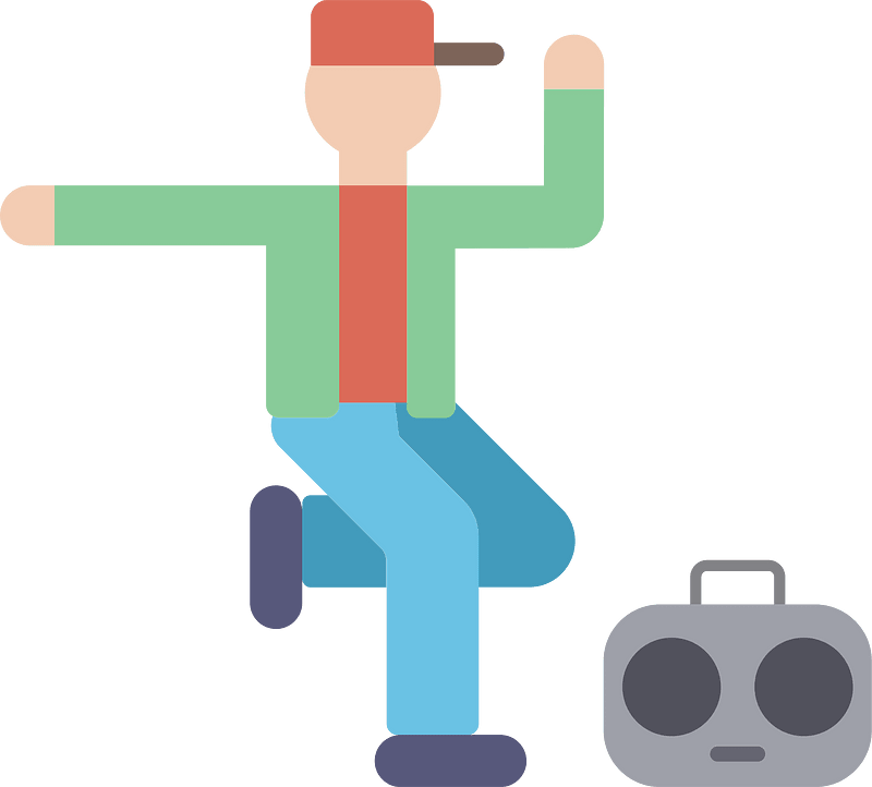 Hip hop dance clipart. Free download transparent .PNG | Creazilla