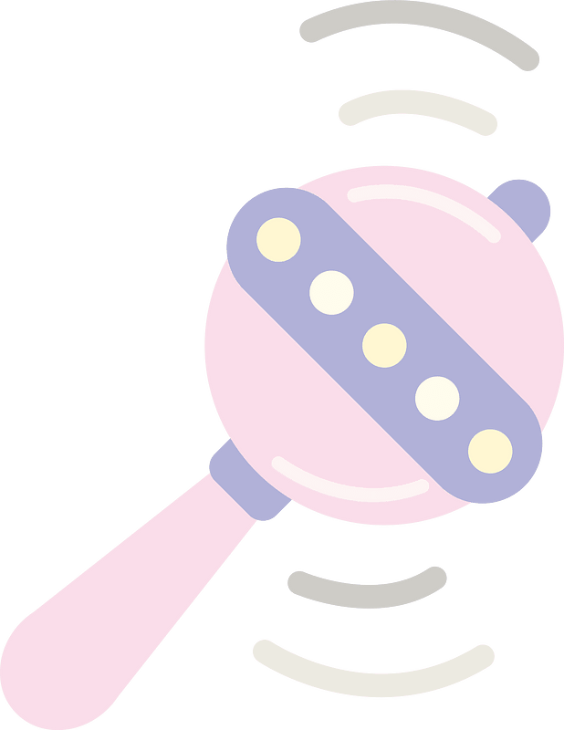 Baby rattle clipart. Free download transparent .PNG | Creazilla