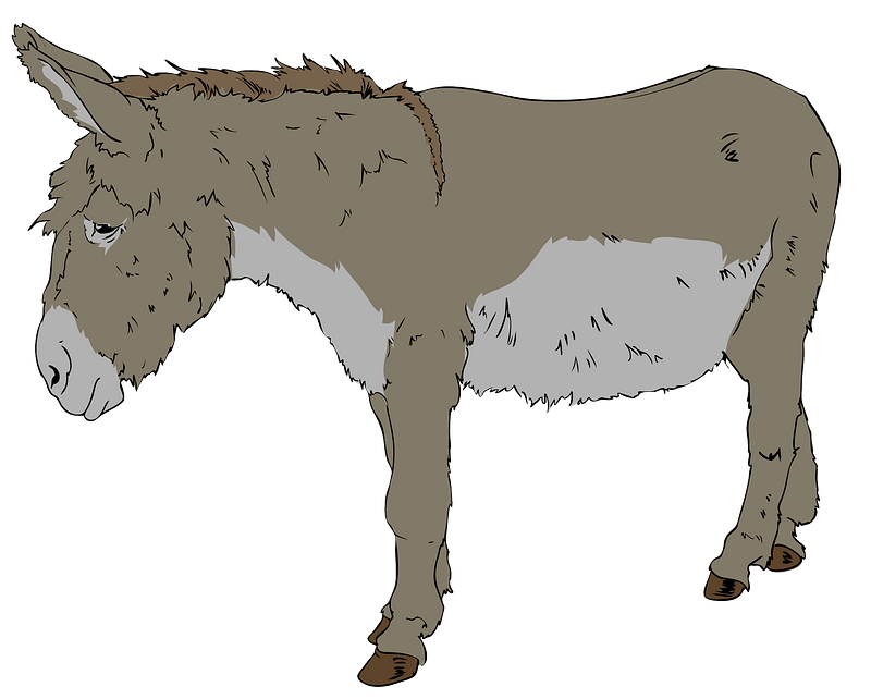 Esel clipart. Kostenloser Download. | Creazilla