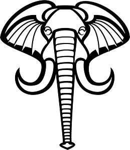 Elephant head clipart. Free download transparent .PNG | Creazilla