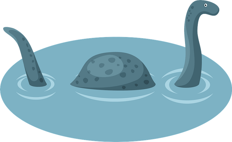 Lake monster - Free vector clipart images on creazilla.com