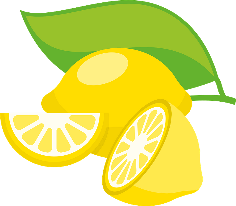 Lemons clipart. Free download transparent .PNG | Creazilla