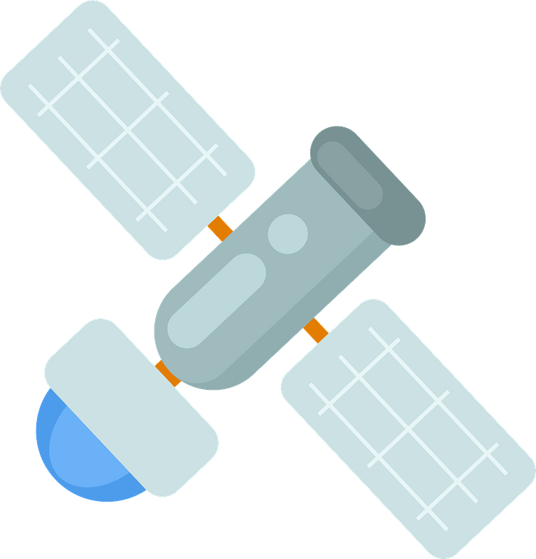 Satellite orbit - Free vector clipart images on creazilla.com