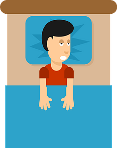 Falling asleep clipart