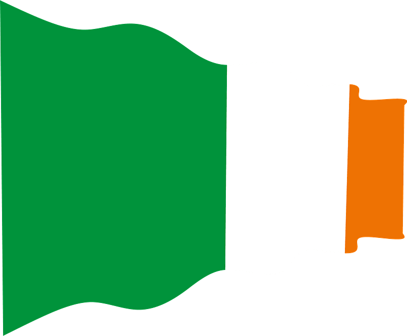 Waving Irish Flag Gif